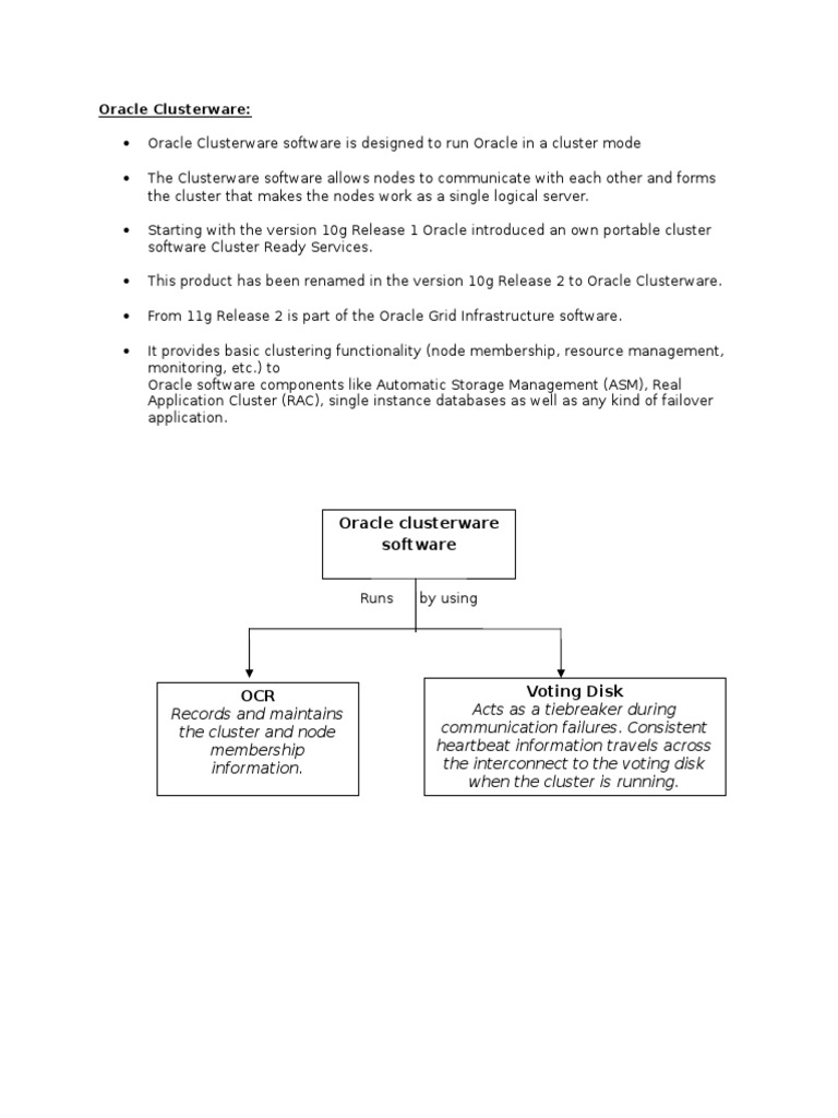 4.clusterware Components | PDF | Computer Cluster | Oracle Database