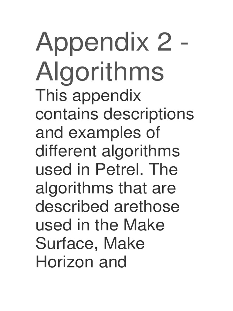 Appendix 2 | PDF | Interpolation | Algorithms