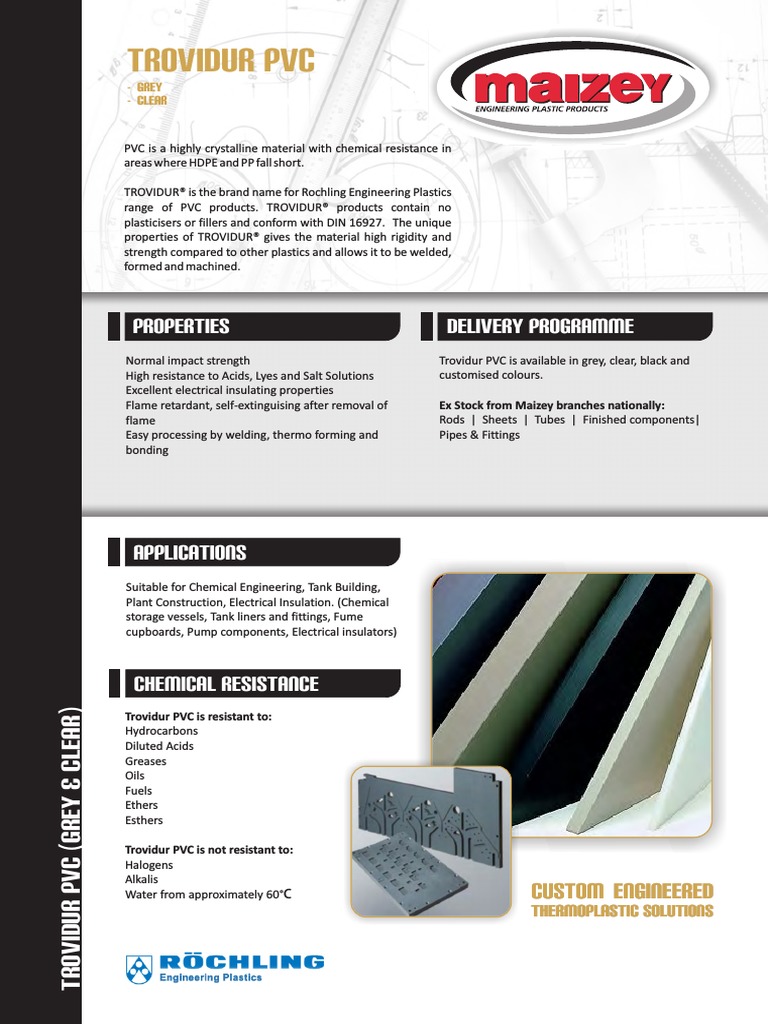 Trovidur ds2012 | PDF | Polyvinyl Chloride | Thermoplastic