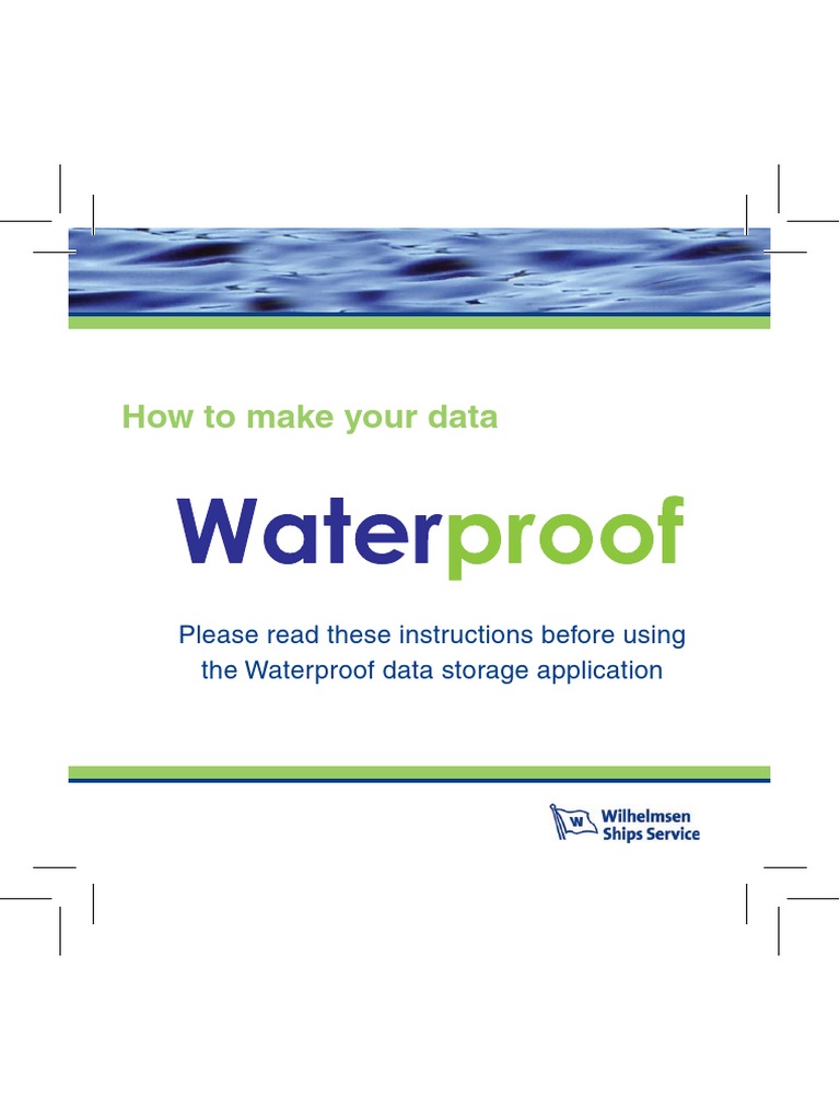 Waterproof Booklet | PDF | Email | Digital Technology