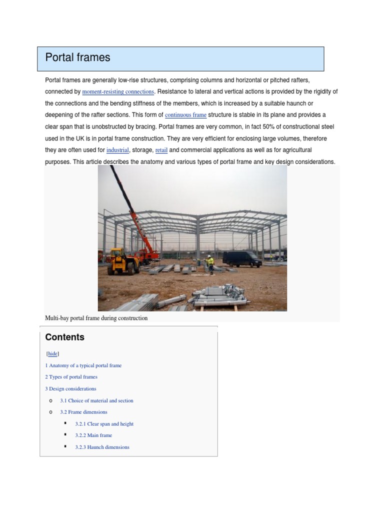 An In-Depth Look at the Design, Analysis, and Construction of Portal ...