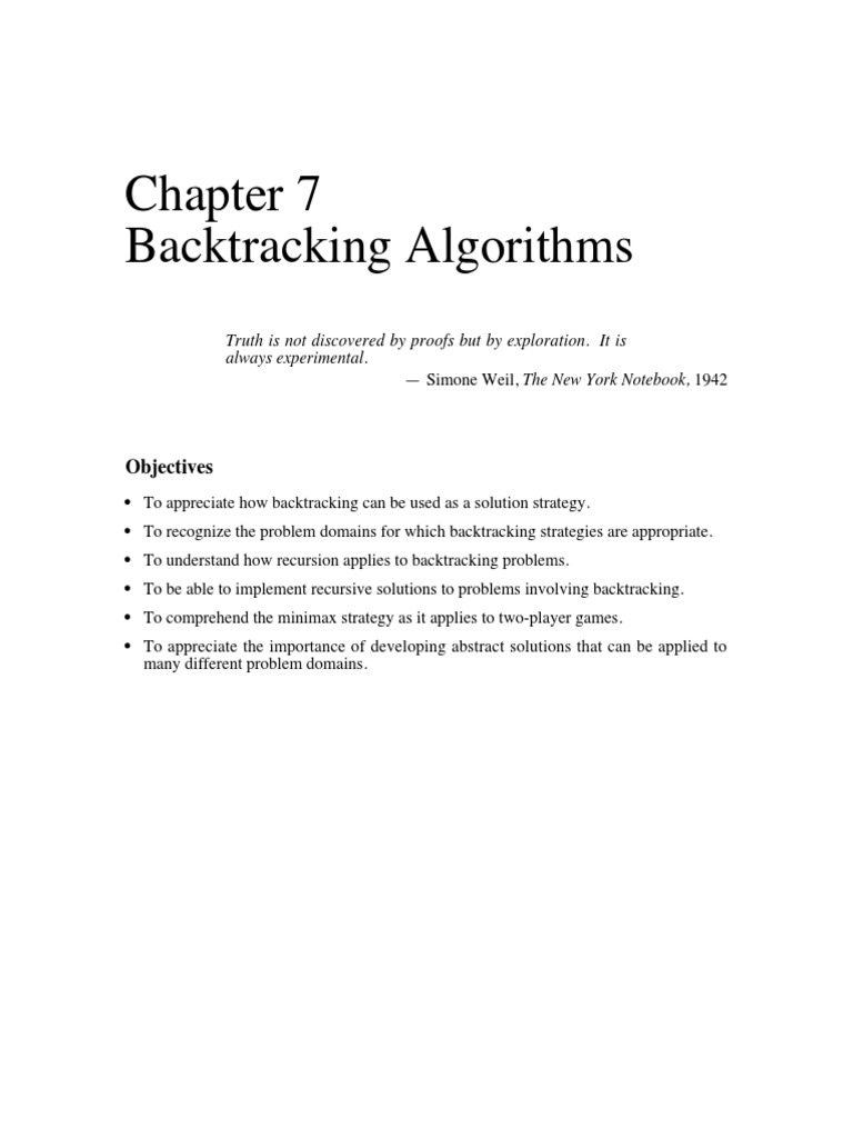 Backtracking Algorithms | PDF | Recursion | Minotaur