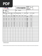 Fiber Laser Cutting Parameters | PDF | Frequency | Steel