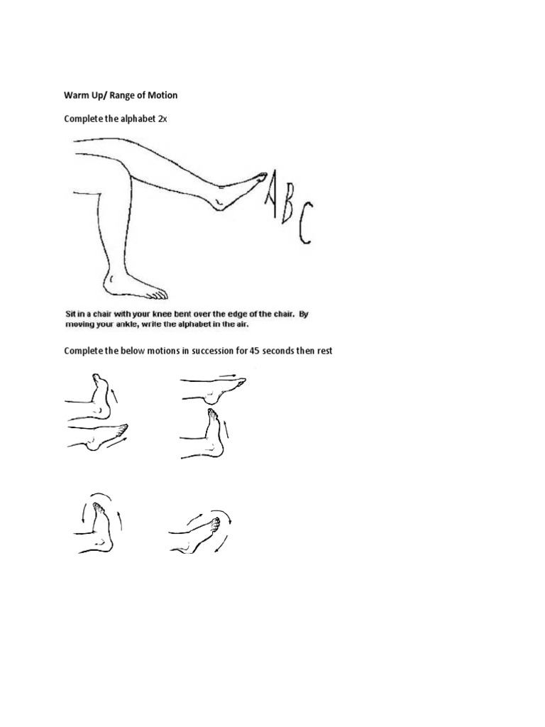Foot Exercises | PDF