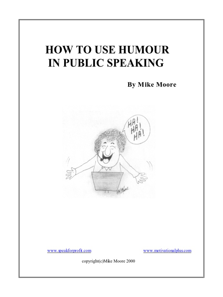 Humor Public Speaking PDF | PDF | Laughter | Humour