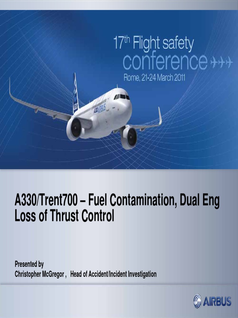 A330 HKG Fuel Contamination | Airbus | Aviation