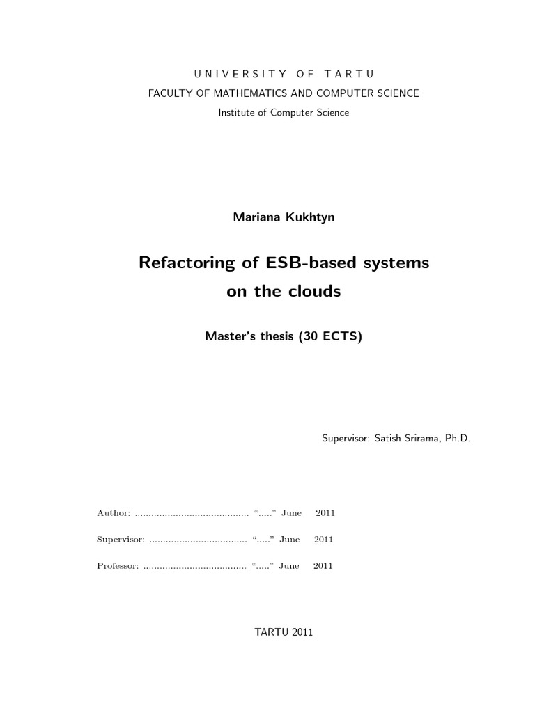 Refactoring ESB On Cloud | PDF | Service Oriented Architecture | Cloud ...