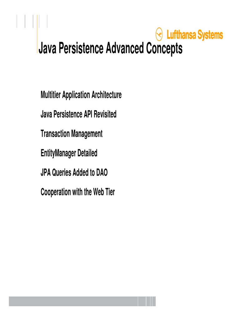 Advanced Java Persistence Techniques | PDF | Data | Information ...