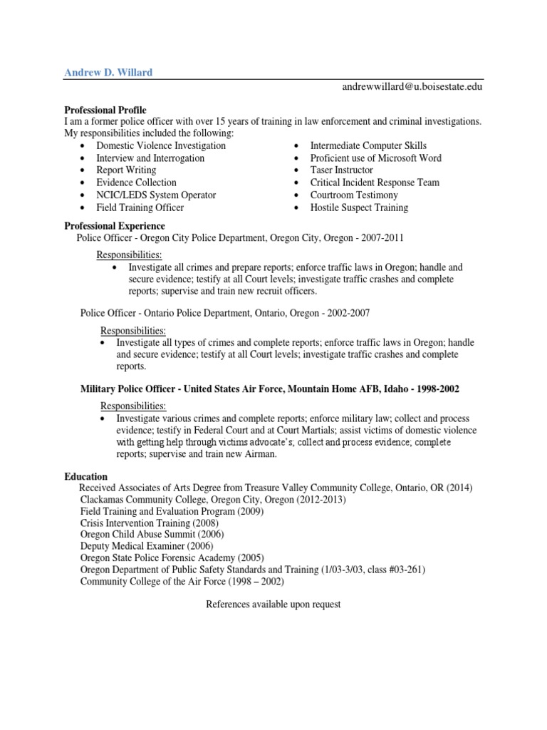Andys Resume | PDF | Career & Growth | Social Science