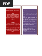 Wmsu Vision, Mission, Goals and Objectives | PDF