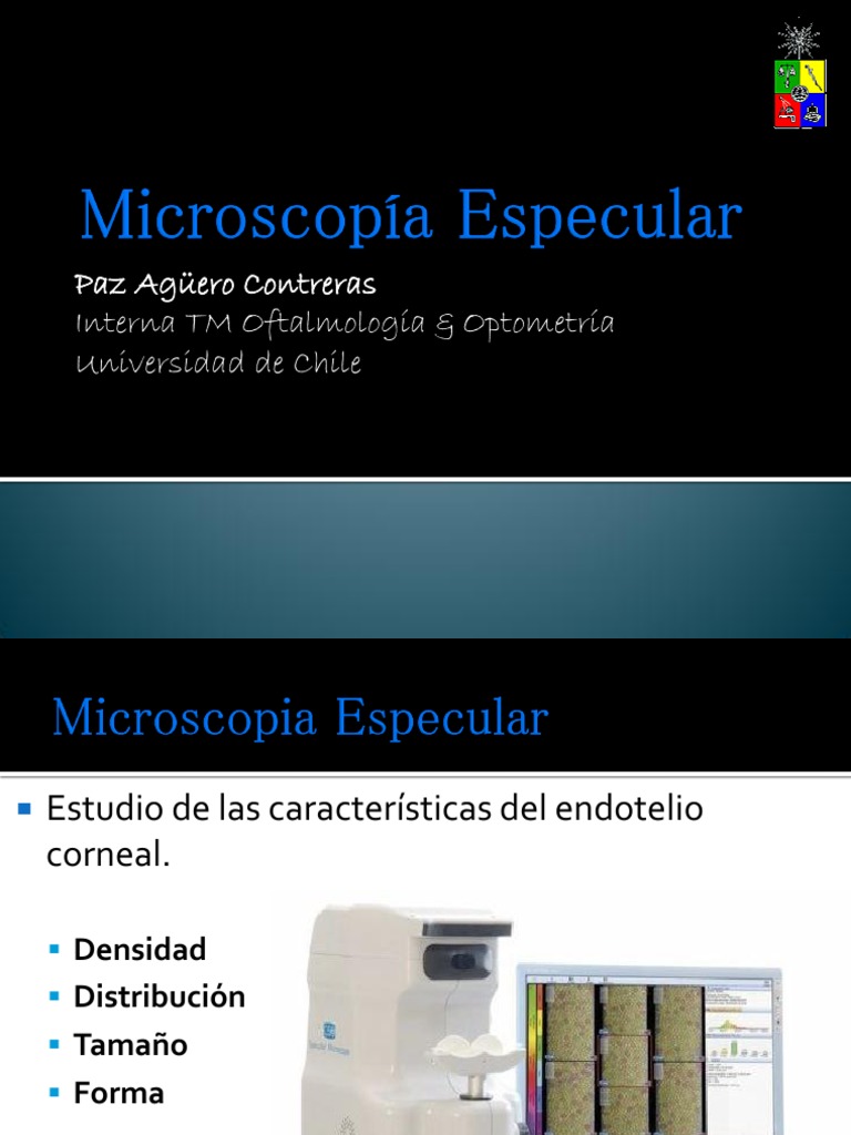 Microscopia Especular | PDF | Córnea | Oftalmología