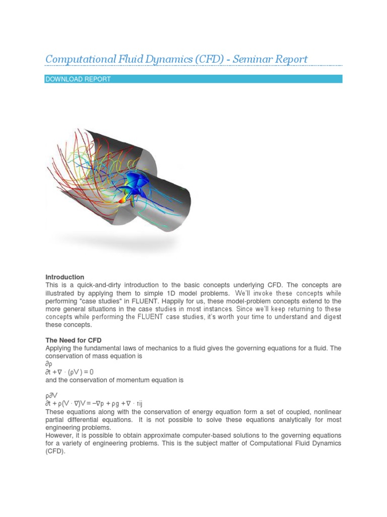 Computational Fluid Dynamics | PDF | Numerical Analysis | Computational ...