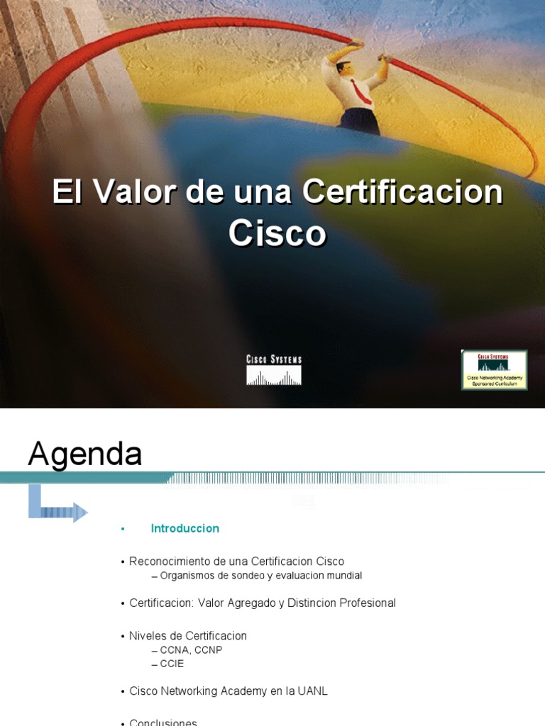 Certificacion CISCO | Certificaciones de Cisco | Redes de computadoras