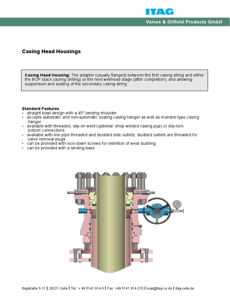 Casing Head Housings 01 | PDF