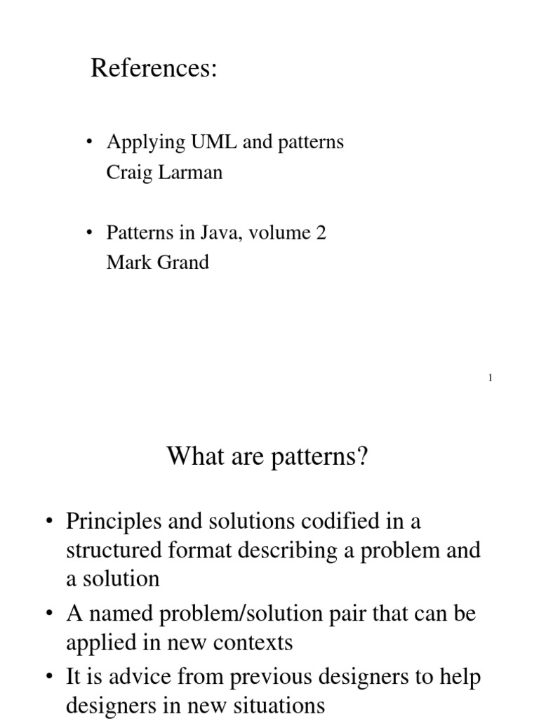 GRASP Pattern | PDF | Software Design Pattern | Component Based ...