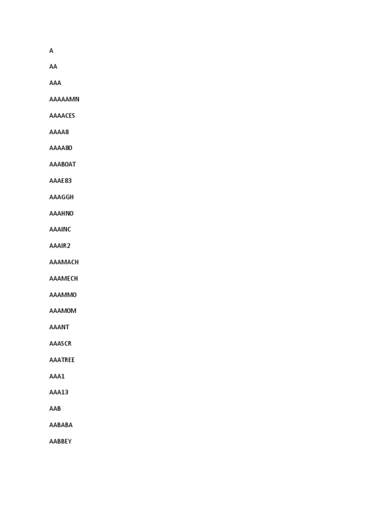 Random Alphanumeric Codes List | PDF