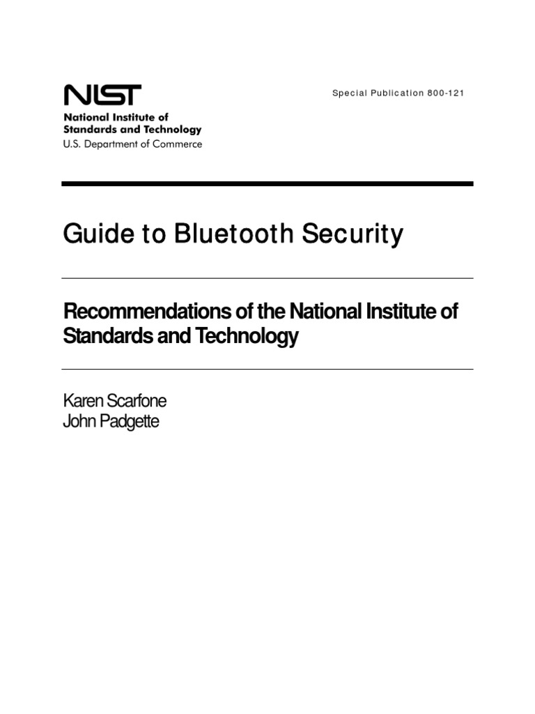 Guide To Bluetooth Security | PDF | Bluetooth | Encryption
