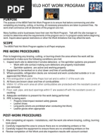 Hot Work Quiz | PDF | Fires | Prevention