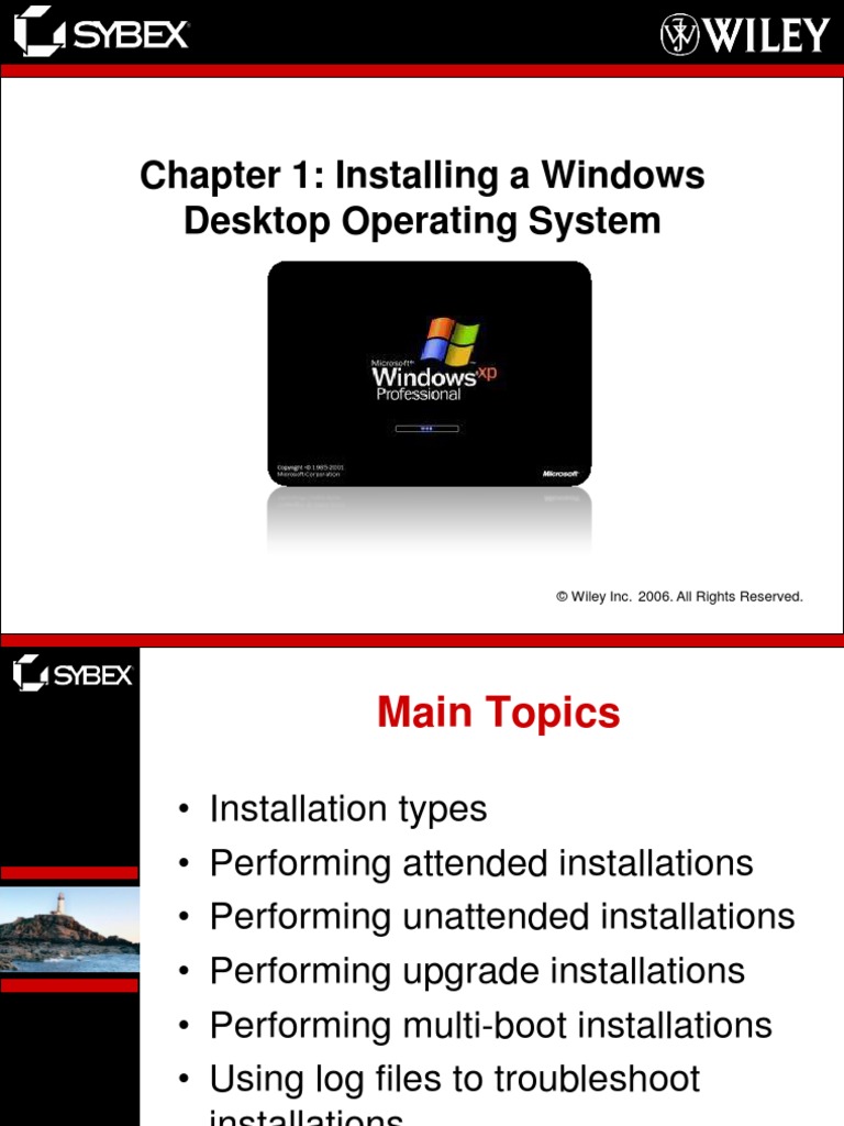 Lecture 1 - Topic1 | PDF | Installation (Computer Programs) | Microsoft Windows