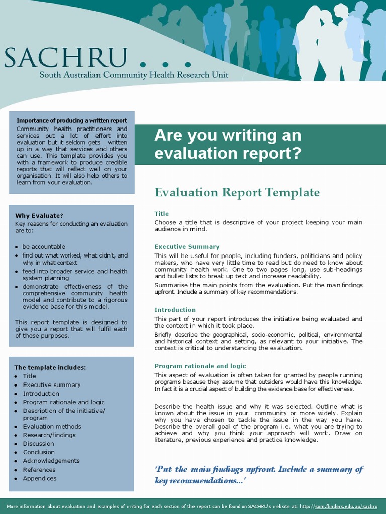 Report Template | PDF | Qualitative Research | Evaluation