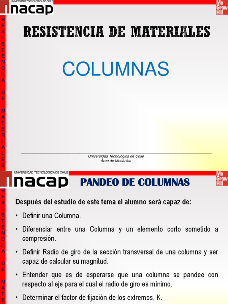 Cap. 05 Pandeo de Columnas.pdf | Pandeo | Mecanica clasica | Prueba gratuita de 30 días | Scribd