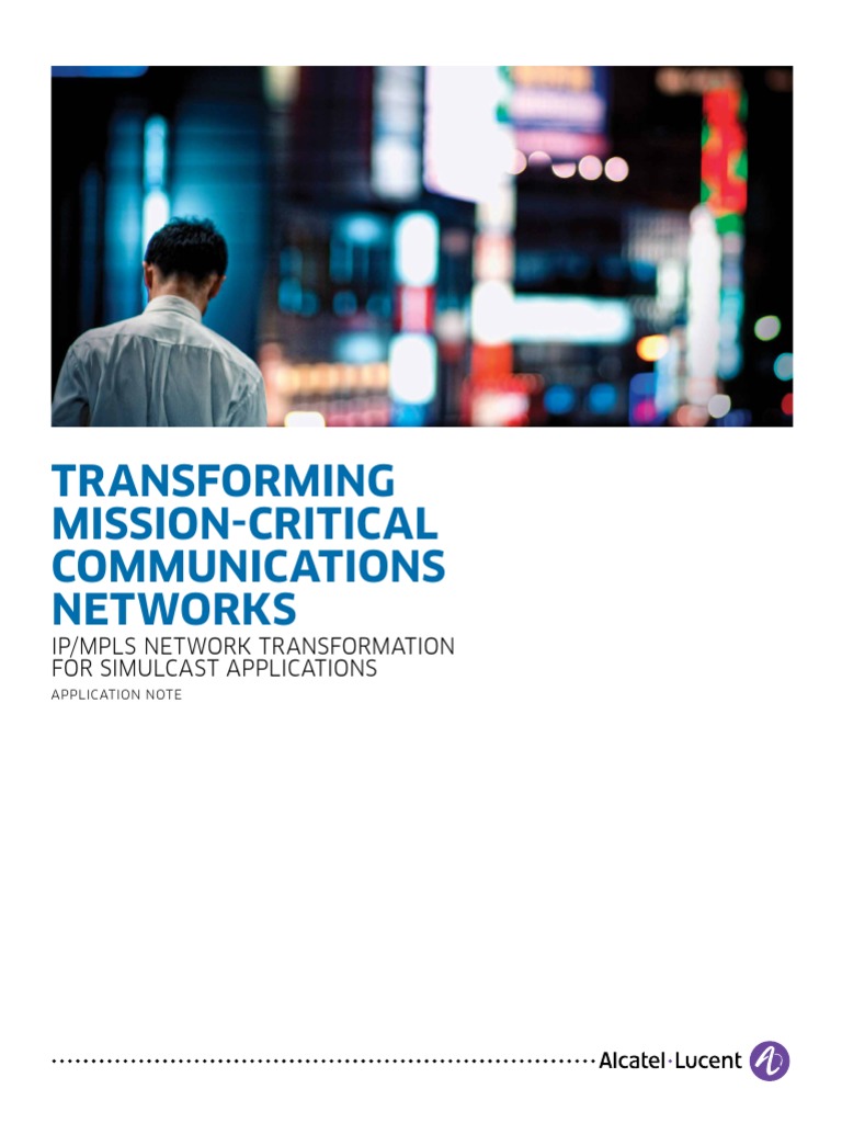 Simulcast AppNote | PDF | Computer Network | Multiprotocol Label Switching