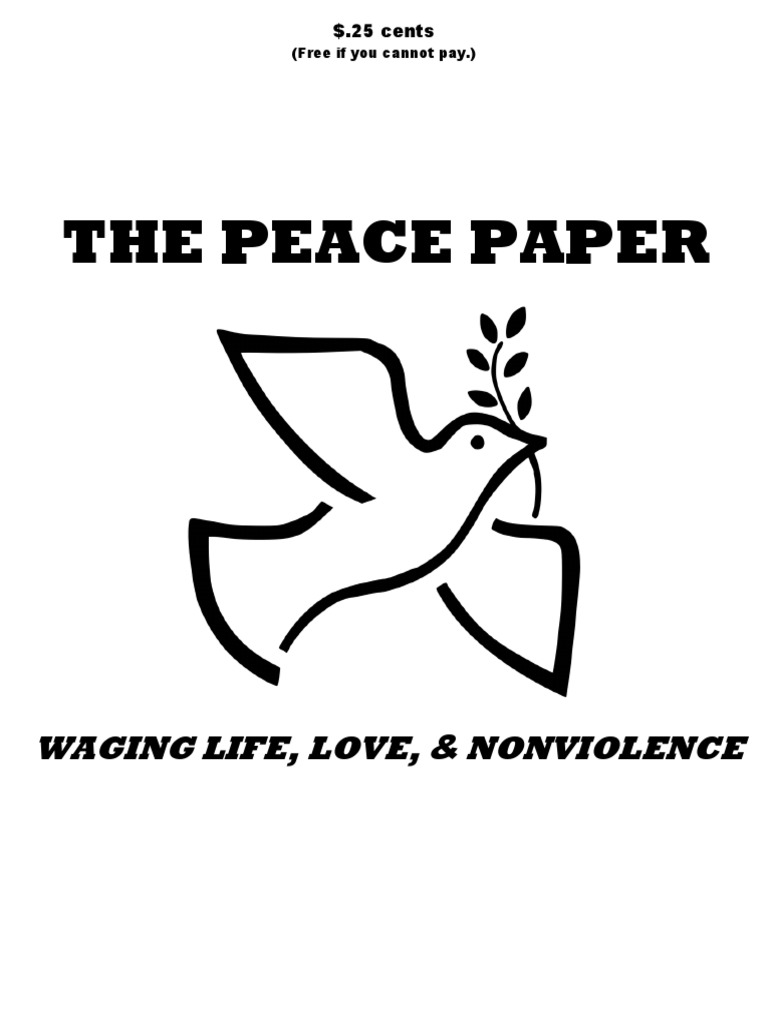 Peace Paper: Life, Love, Nonviolence | PDF