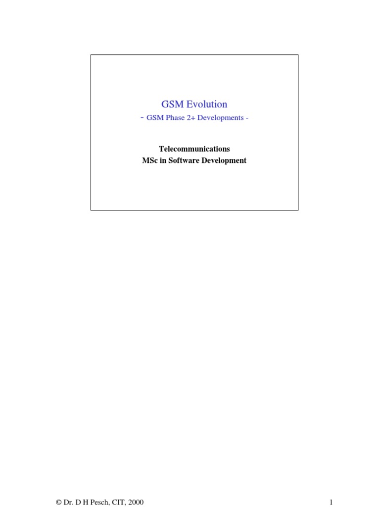 Gsm Evolution Pdf Subscriber Identity Module General Packet Radio