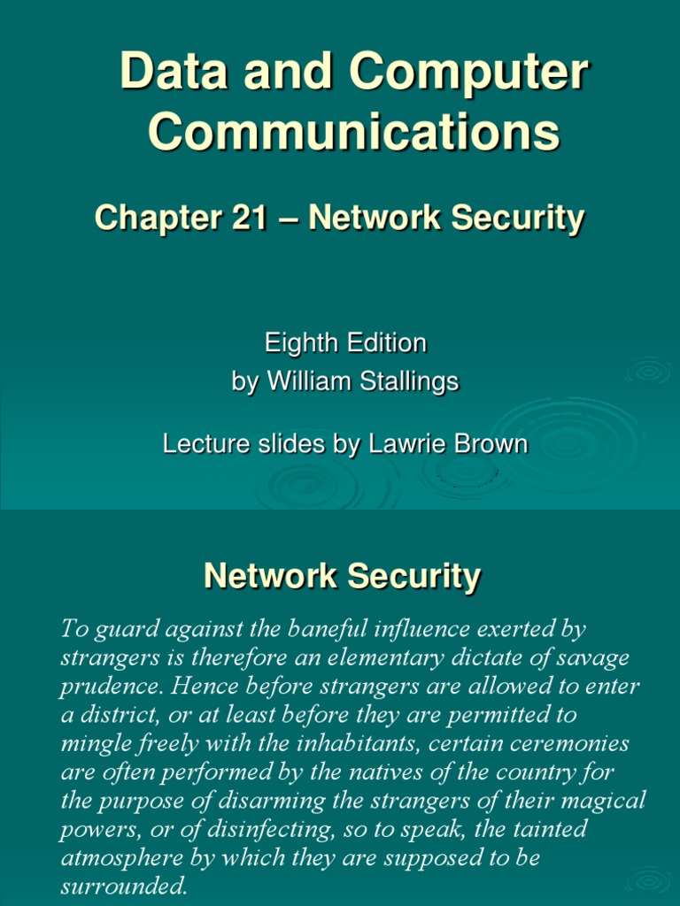 Network Security Essentials | PDF