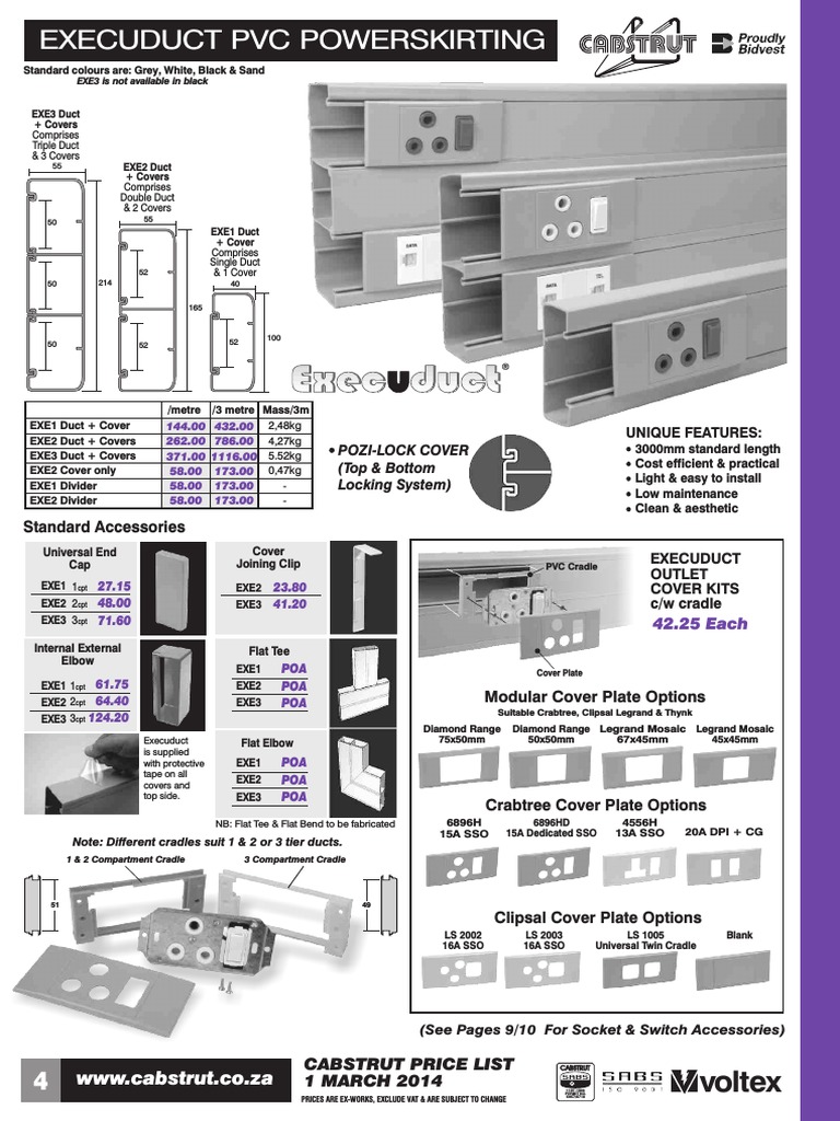Cabstrut Price List Masrch 2014 7 | PDF