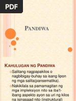 Mga Pananda | PDF