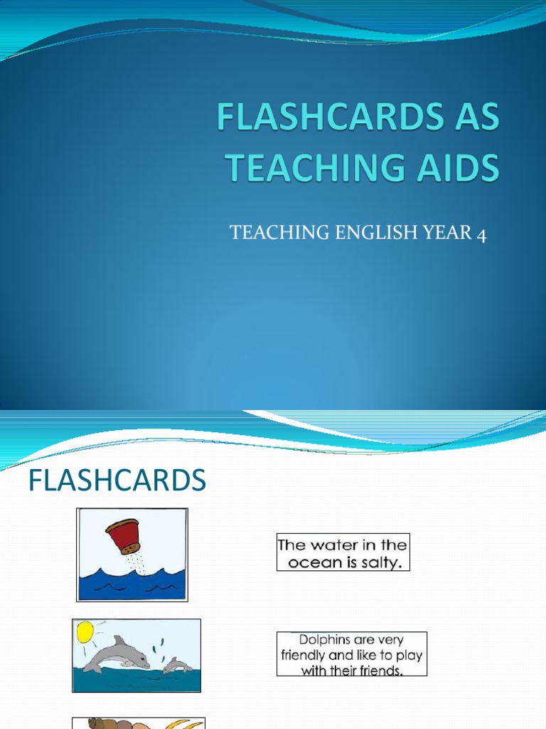 Flashcards As Teaching Aids | PDF