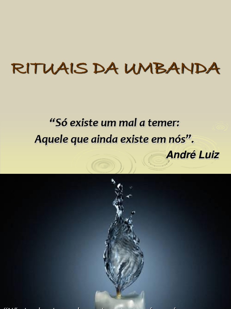 Rituais Da Umbanda | PDF | Mediunidade | Religião e crença