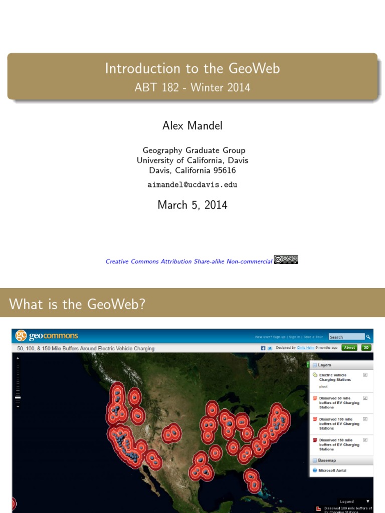 Intro To Geoweb | PDF | Geographic Data And Information | Information ...