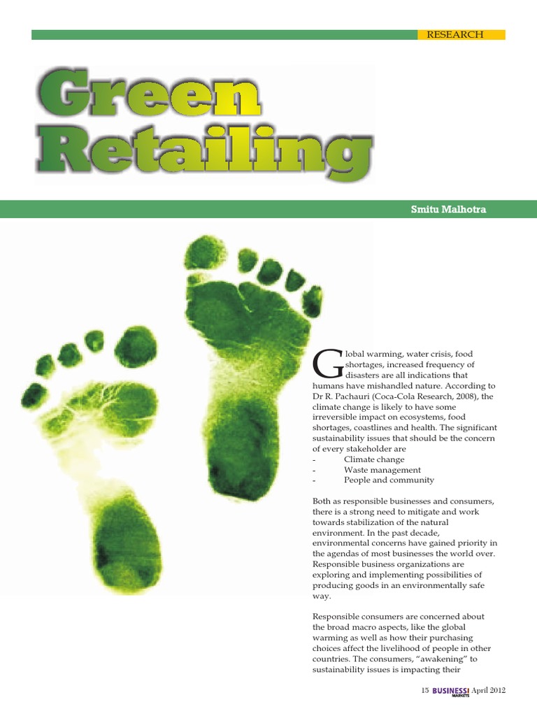 Green Retailing | PDF | Retail | Efficient Energy Use