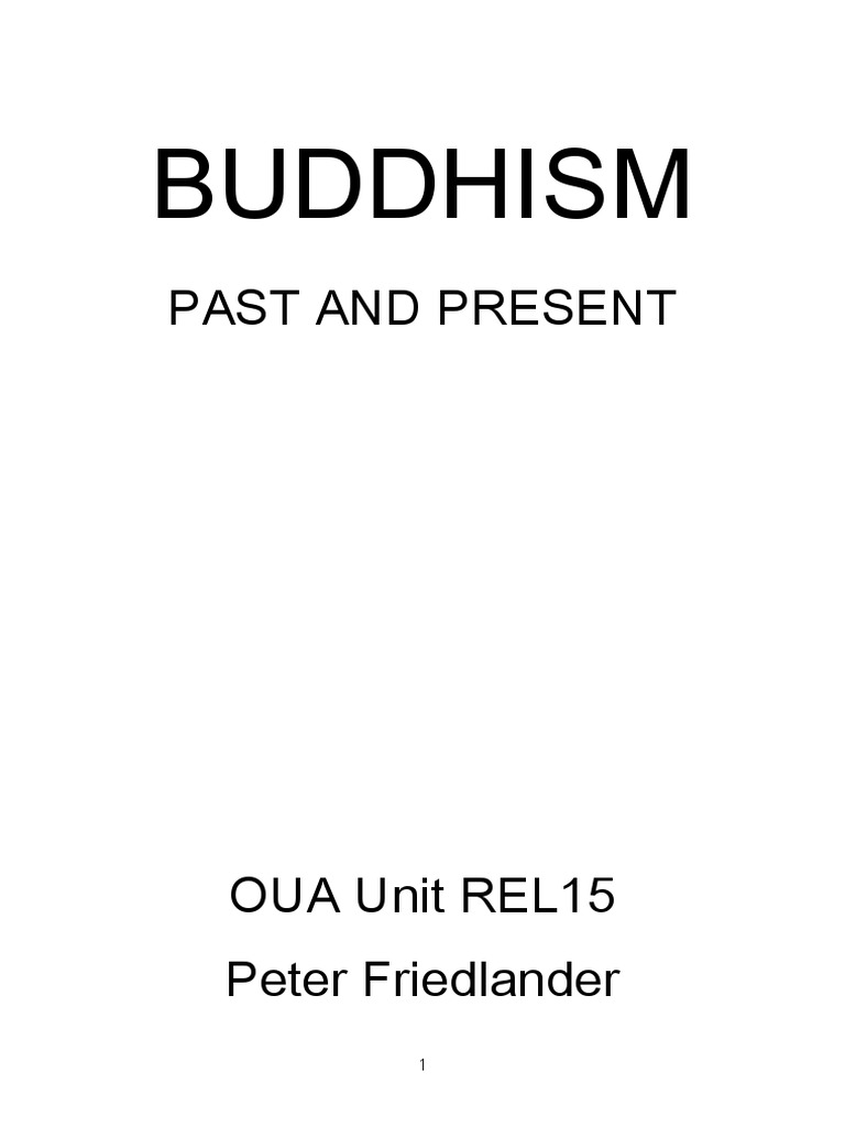 Buddhism Past and Present | PDF | Mahayana | Tantra