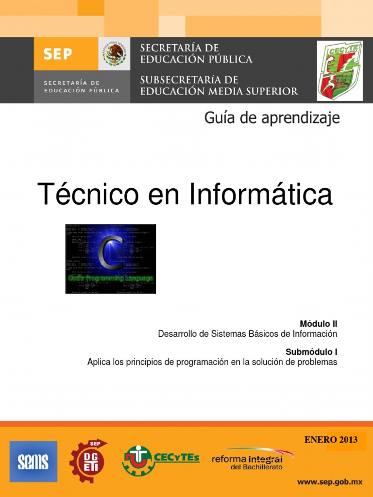 M3S1 Guia | PDF | Programa de computadora | Programación