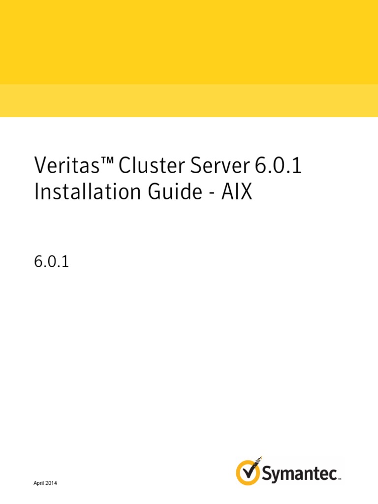 Vcs Install 601 Aix | PDF | Computer Cluster | Technical Support