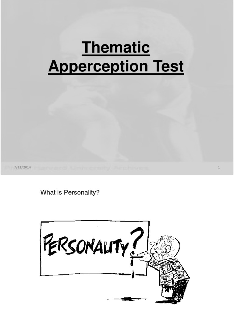 thematic apperception test | Emotions | Self-Improvement