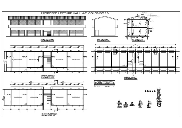 Two Storey Building Layout Plans | PDF