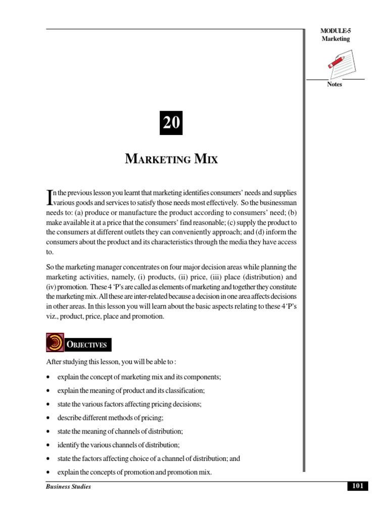 Marketing Mix | PDF | Retail | Marketing