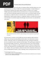 Quentin Tarantino Vs East Asian Cinema | PDF | Pulp Fiction | Bruce Lee
