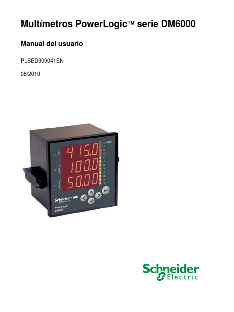 DM6000 User Manual - ES PDF | PDF | Corriente eléctrica | Diodo emisor ...