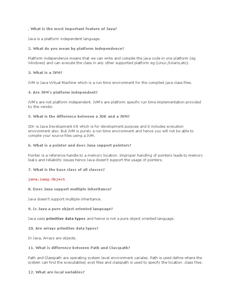 Basics Java Pdf Method Computer Programming Class Computer Programming