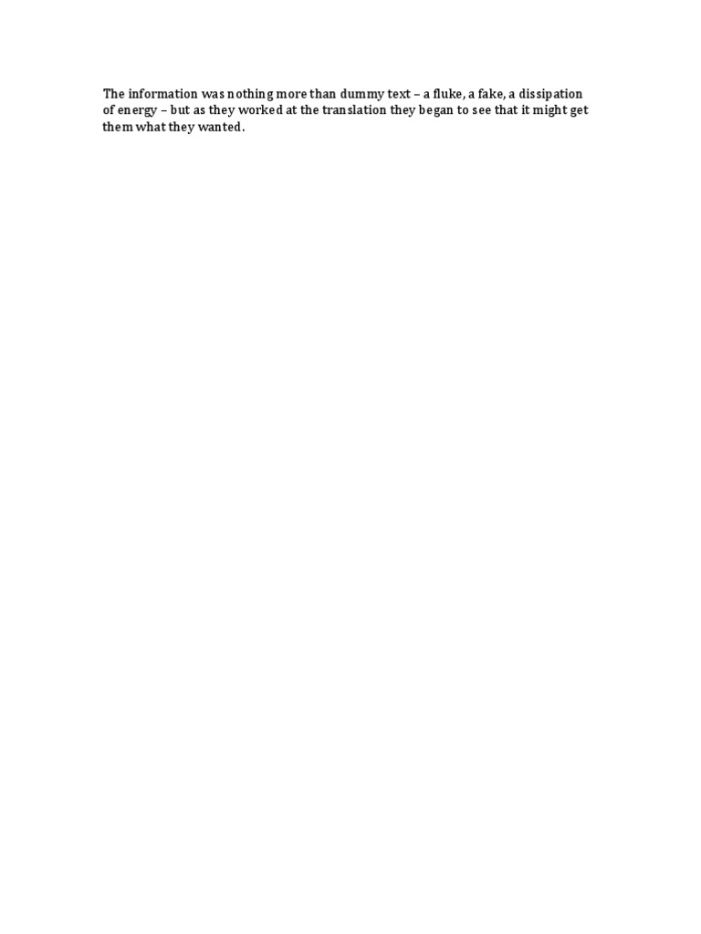 Dummy Text | PDF