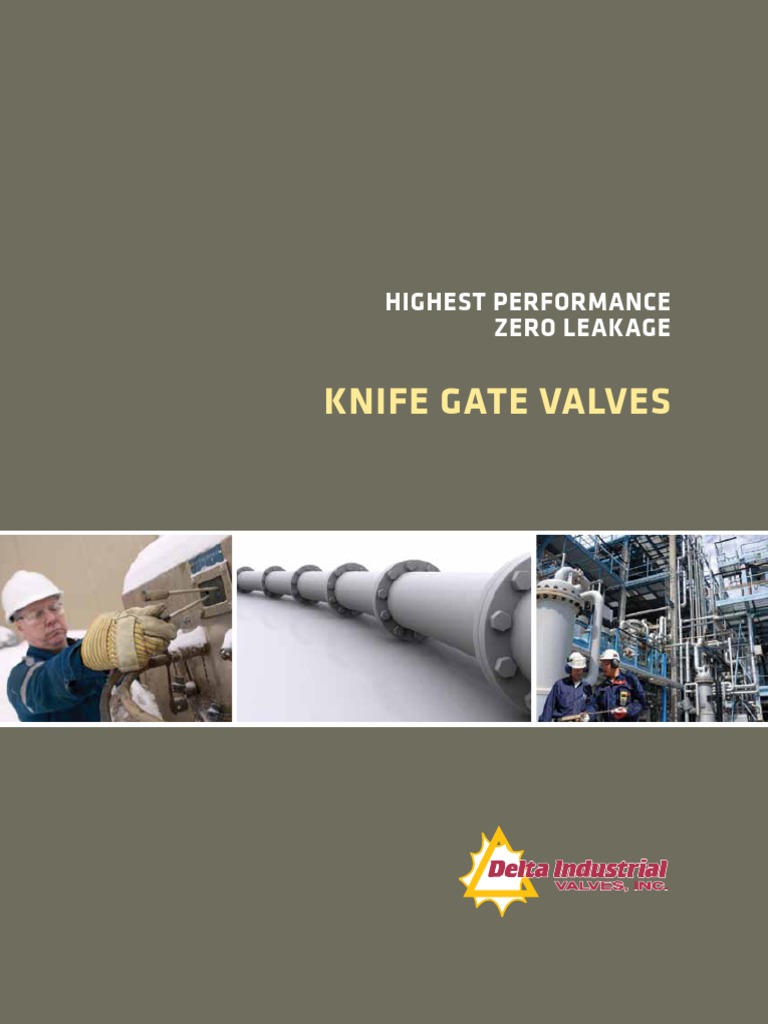 Knife Gate Valves: Highest Performance Zero Leakage | Download Free PDF ...