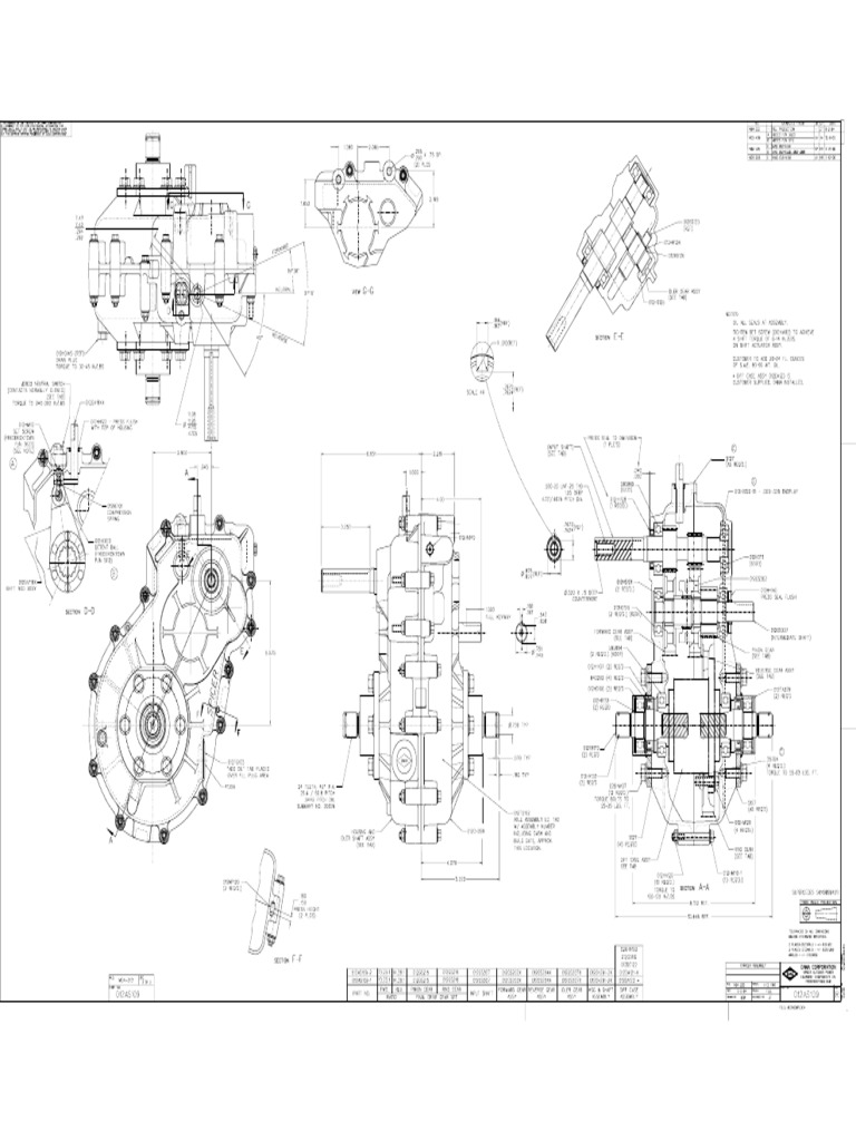 Dana h12 FNR 2d Drawing | PDF