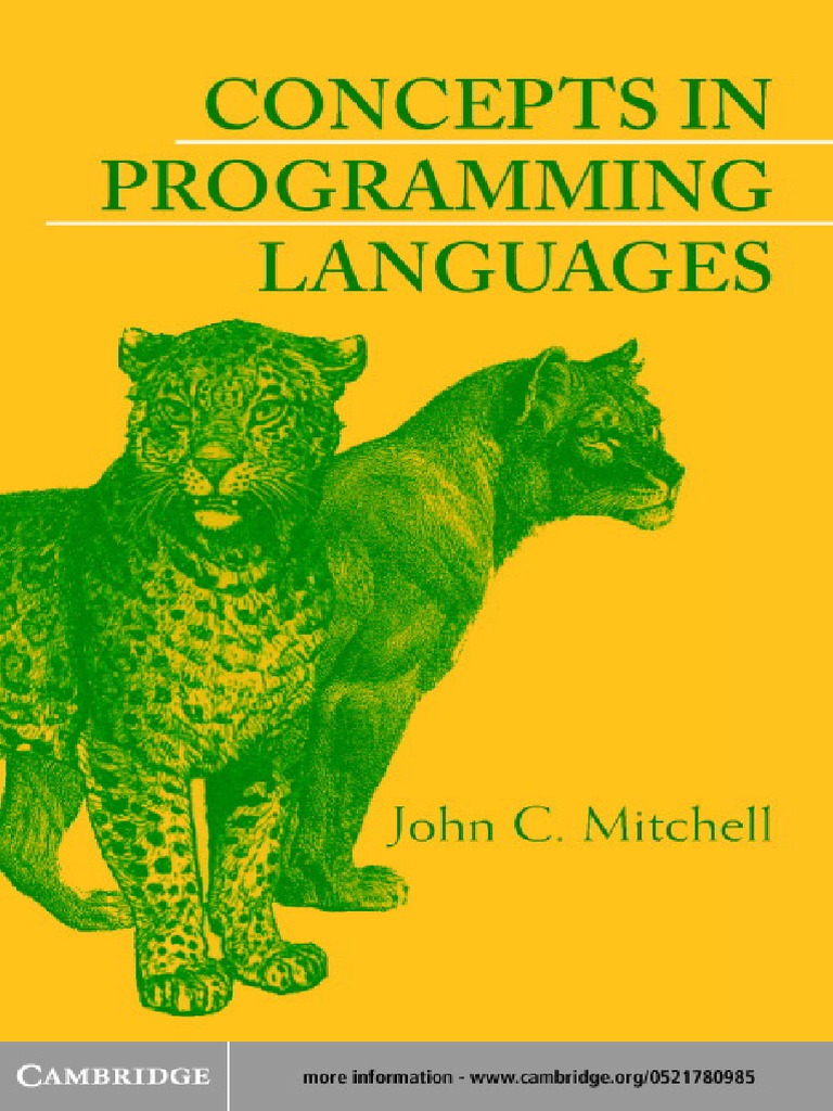 Concepts in Programming Languages | PDF | Computability Theory | Programming Language