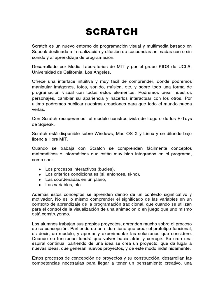 Manual Scratch | PDF