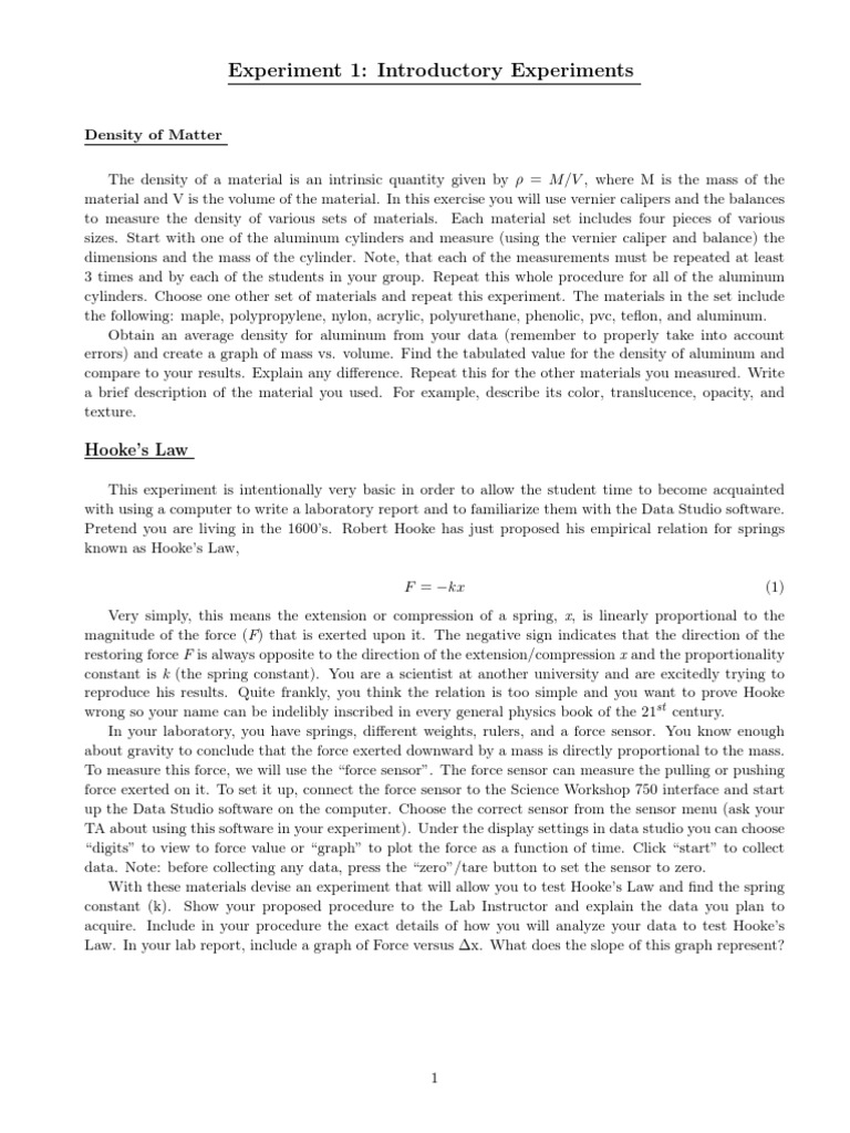 IIT Physics Lab Manual (Combined) | PDF | Friction | Force